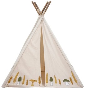 OnaDnes -20% Béžový bavlněný teepee stan Bloomingville Millo 110 x 127 cm