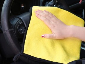 Verk Group Utěrky z mikrovlákna na okna automobilu utěrky z mikrovlákna sada 3 ks