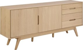 Komoda Marte 180 cm dub bělený