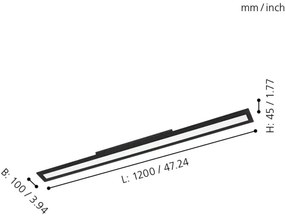 Eglo 900095 - LED Stmívatelné stropní svítidlo SALOBRENA-Z LED/33,5W/230V