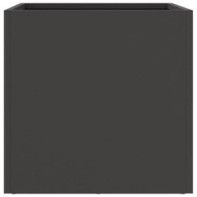 Truhlíky 2 ks černé 32 x 30 x 29 cm ocel válcovaná za studena - Default Title
