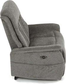 Polohovací křeslo šedé, elektrické TV-Q8575 GREY2