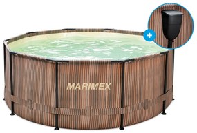 Marimex | Bazén Marimex Florida 3,05x0,91 m se zabudovaným skimmerem - motiv TEAK (poškozený obal) | 103402840