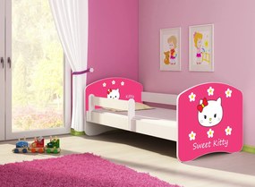 Dětská postel - Kitty 180x80 cm bílá