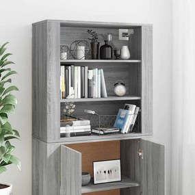 Skříň highboard šedá sonoma kompozitní dřevo 3185365