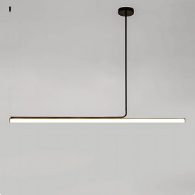 Toolight Toolight, LED stropní svítidlo 140cm, 14W, APP1660-CP, černá, OSW-06994