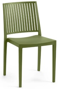 ROJAPLAST Zahradní židle - BARS, plastová Barva: olivová