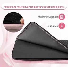 Costway Kladina gymnastická kladina 210 cm skládací gymnastická kladina – růžový