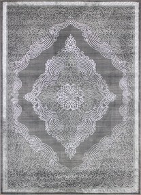 BE Koberec Elite 3935 GREY - šedý obdélníkový Rozměr: 60x100 cm