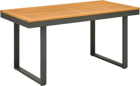 XXXLutz ZAHRADNÍ STŮL, dřevo, kov, 140/68/70 cm Amatio - Venkovní stoly - 002845001917