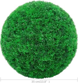 vidaXL Umělé buxus koule 2 ks 35 cm [315480]