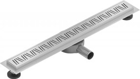 Mexen Flat 360° M22 rotační lineární odtok 60 cm, chrom - 1029060-40