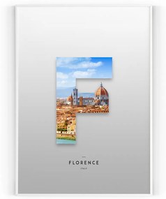 Plakát / Obraz Florence Pololesklý saténový papír 210 g/m² A4 - 21 x 29,7 cm