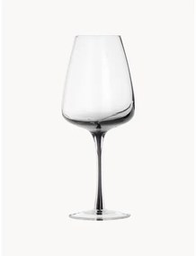 Ručně foukané sklenice na víno's barevným přechodem Smoke, 4 ks