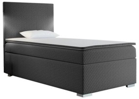 Čalouněná postel boxspring ICON + topper, 80x200, sawana pik honey 05, pravá