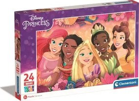 Clementoni PUZZLE Disney princezny MAXI / 24 dílků / od 4 let