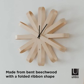 Nástěnné hodiny ø 51 cm Ribbonwood – Umbra