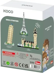 KOCO Stavebnice mini Big Ben / 523 dílků + 2 figurky / plast / 6+