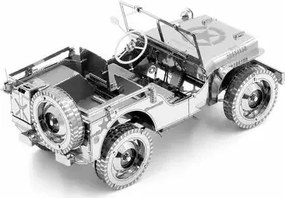 Metal Earth 3D Puzzle Jeep Willys MB Overland / 76 dílků / od 14 let