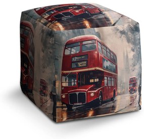 Sablio Taburet Cube Londýn Double-decker 2: 40x40x40 cm