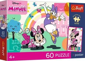 TREFL Puzzle Premium Plus Kids Mickey Mouse: Minnie a Daisy / 60 dílků