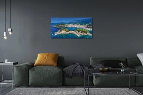 Obrazy na plátně Řecko Panorama moře město 125x50 cm
