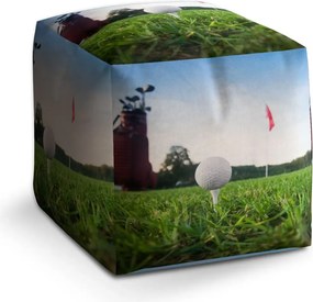 Sablio Taburet Cube Golf - 50x50x50 cm