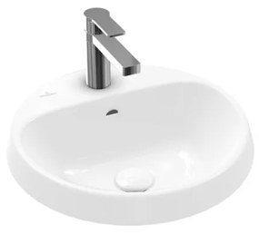 Villeroy & Boch Villeroy Boch Architectura - Zápustné umyvadlo, 450x450x170 mm, bez přepadu, alpská bílá CeramicPlus 5A6546R1