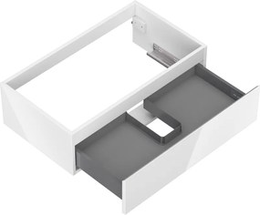 Mexen Orio, koupelnová skříňka 80 cm, 1 zásuvka, bílá lesklá, 91A10-08023-1-BF00