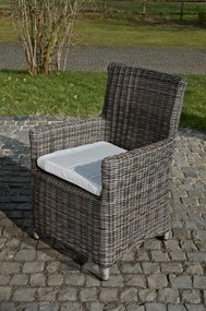 Židle Fontana / Sankt Marlo Cremeweiss 5mm – šedá-meliert