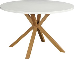 XXXLutz JÍDELNÍ STŮL, bílá, 120/120/76 cm MID.YOU - Jídelní stoly - 000055014001