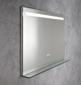Sapho, BRETO zrcadlo s LED osvìtlením a polièkou, 100x70cm, senzor, fólie anti-fog, 3000-6500°K, BE100