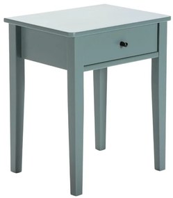 OnaDnes -20% Petrolejově zelený lakovaný noční stolek Marckeric Bart 46 x 36,4 cm