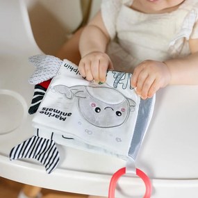 Dětská senzorická kontrastní knížka Akuku Moře