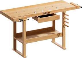 Pracovní stůl Wiltec – 151 × 61,5 × 86 cm, 150 kg (62452)