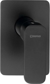 Sapho Spy - Sprchová baterie pod omítku s tělesem, 1 výstup, černá mat PY41/15