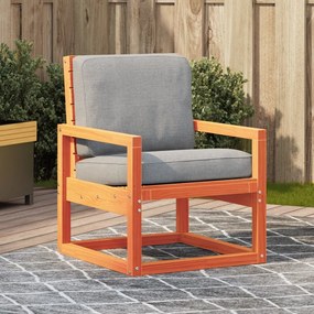 vidaXL Zahradní židle 57,5 x 63 x 76 cm masivní borové dřevo [844645] Barva: Voskově hnědá