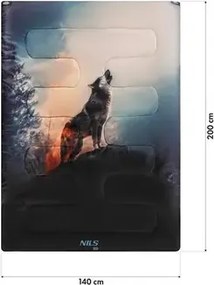 NILS Camp NC3601 Wolf 3v1 / Spací pytel / 200 x 140 cm / 10 °C | 0 °C