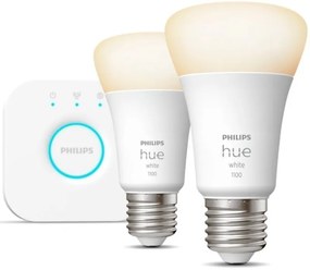 Led žárovka philips hue white 9.5w 1100 e27 malý starter kit