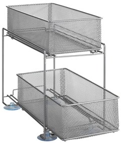 WENKO 53140800 - Police GIOMA 35x33,5 cm stříbrná 53140800
