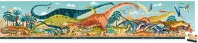 JANOD Panoramatické puzzle v kufříku Dinosauři / 100 dílků / 100 x 20