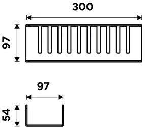 Nimco Police do koupelny, do sprchy -