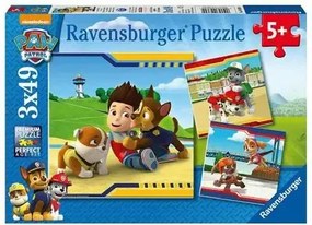 Ravensburger Tlapková patrola: Nejlepší přátelé - 3 x 49 dílků / od 5