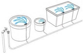 MXM Mikrotryska na bodci s regulací průtoku ZAH08