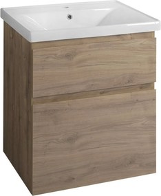 Aqualine Altair - Umyvadlová skříňka 62x73x45 cm, dub emporio AI365