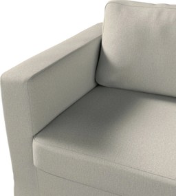 Potah na pohovku IKEA  Karlstad 3-místná, nerozkládací, dlouhý barva béžová látka pletený vzor