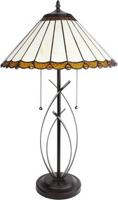 Stolní lampa Tiffany Elegant - 41*69 cm E27/max 2*60W