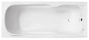 Besco Akrylátová obdélníková vana Majka Nova 120x70 (140x70, 150x70, 160x70, 170x70) Barva: Bílá, Rozměry (cm): 120x70