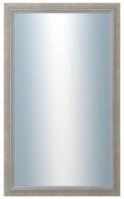 DANTIK - Zarámované zrcadlo - rozměr s rámem cca 60x100 cm z lišty AMALFI šedá (3113)