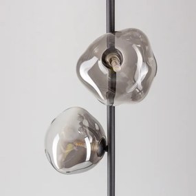 BRILAGI - Stojací lampa VULCANO 3xG9/8W/230V černá/kouřová černá